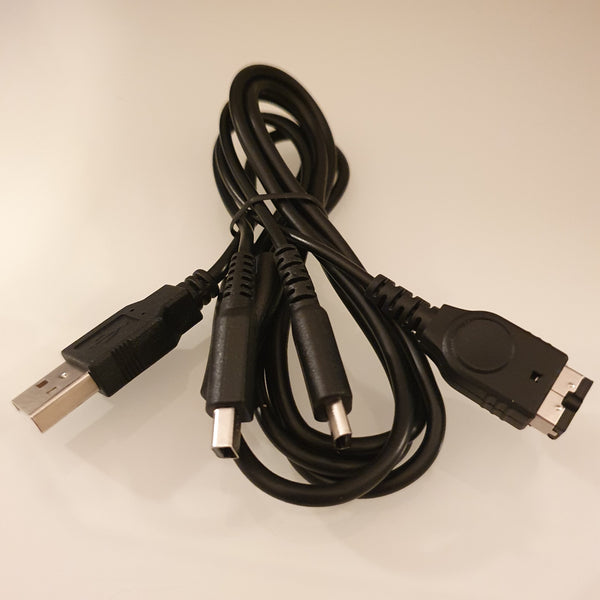 USB hleðslusnúra fyrir DS Lite / DSi / DS XL / 3DS / GB SP – Retró Líf